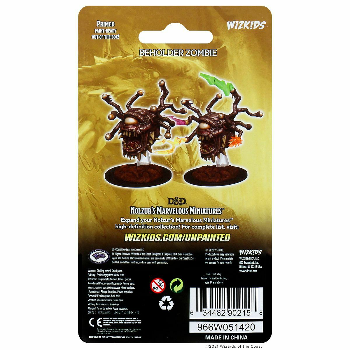 D&D Nolzur's Marvelous Miniatures: Beholder Zombie 634482902158| eBay